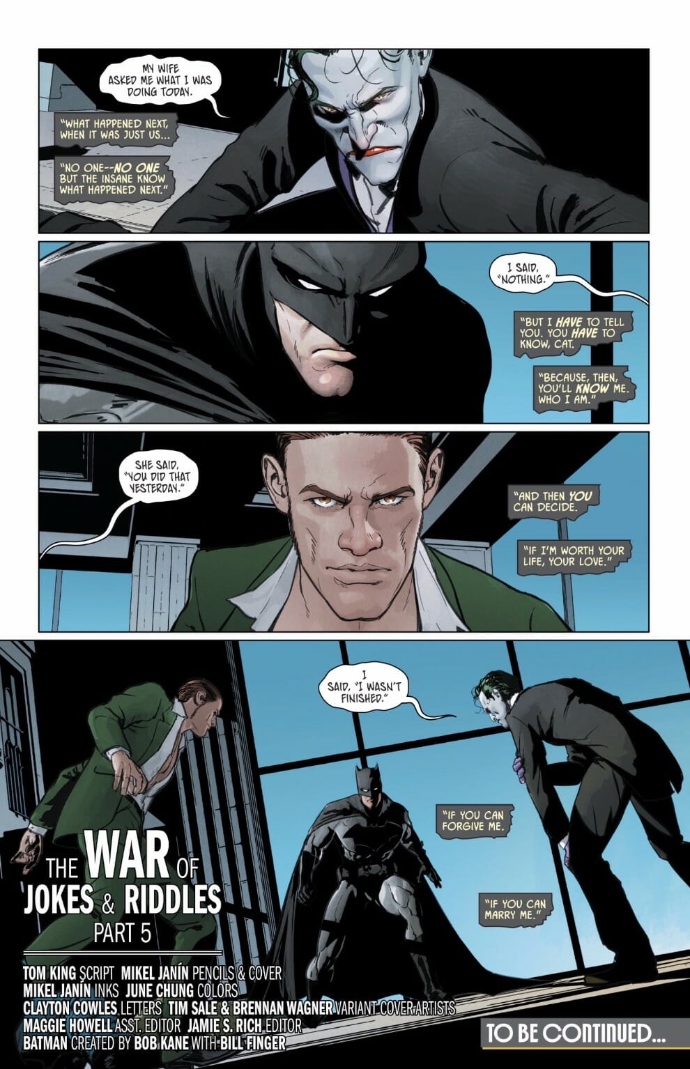 Batman #31: "The War Of Jokes And Riddles" Review