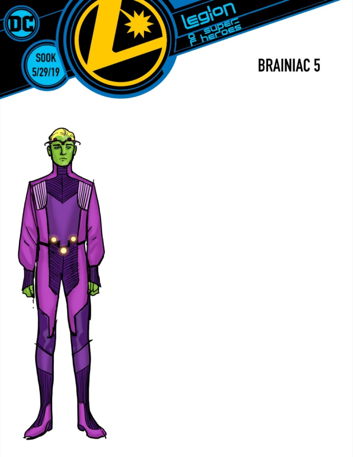 Brainiac 5 | DC Comics Minecraft Skin