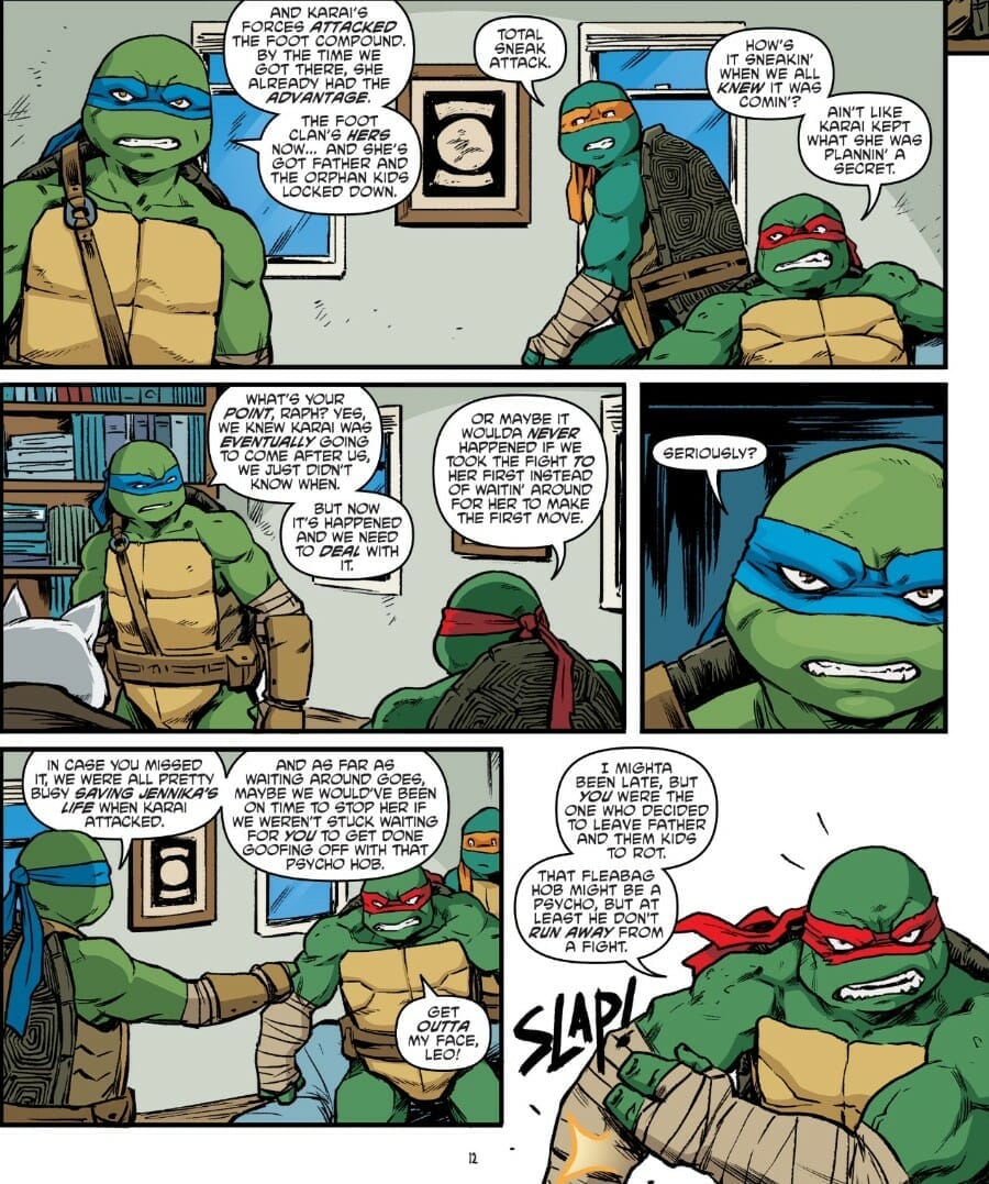 Teenage Mutant Ninja Turtles 98 Leonardo Raphael Argument - Comic Book ...
