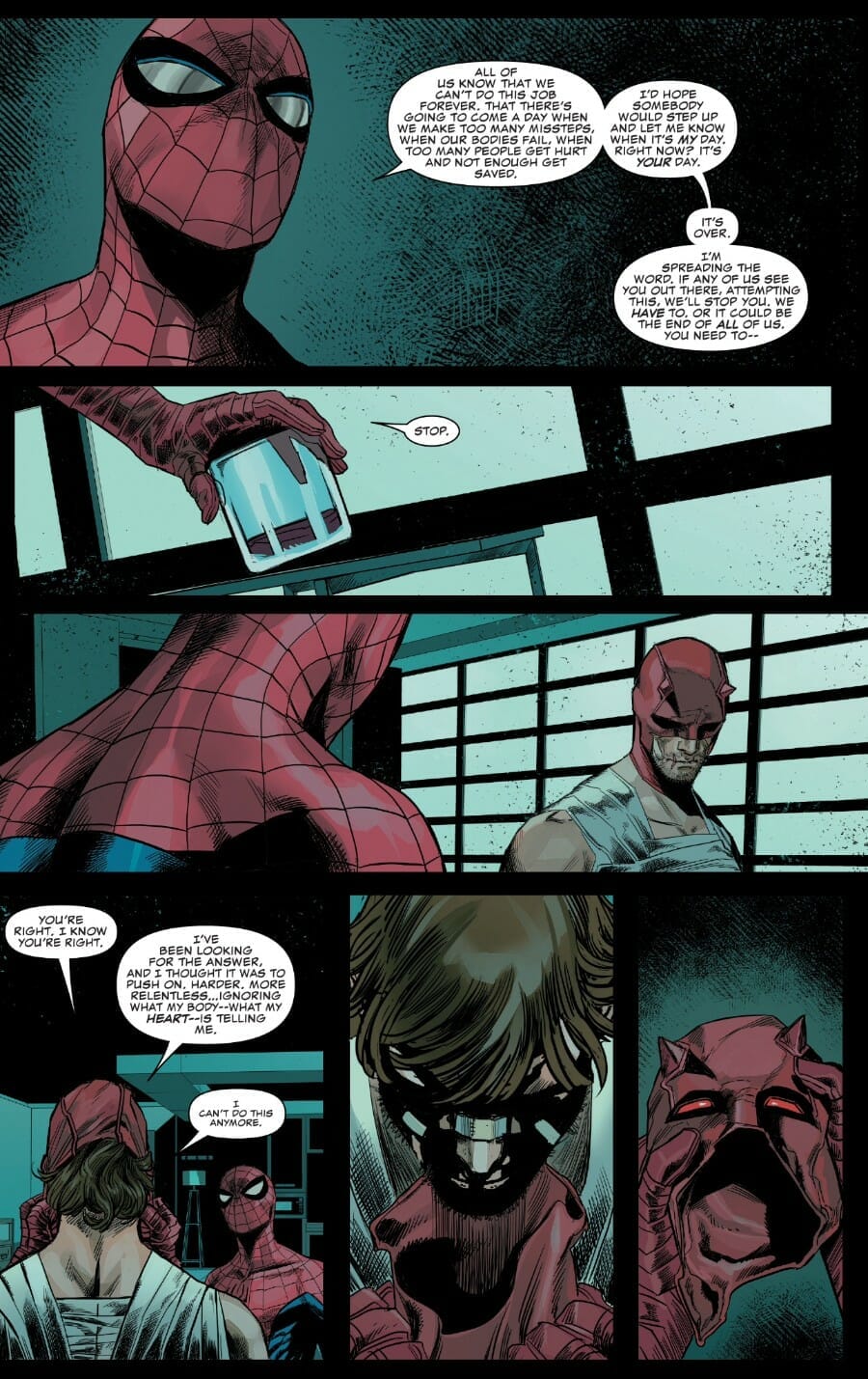 Daredevil Spider Man Confronts Matt Murdock Comic Book Revolution