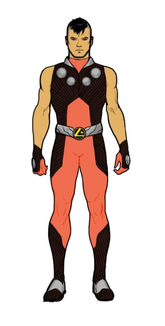 Cosmic Boy's Costume Design History - Comic Book Revolution