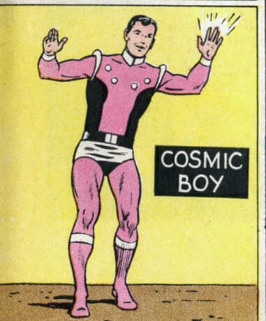 Cosmic Boy's Costume Design History - Comic Book Revolution