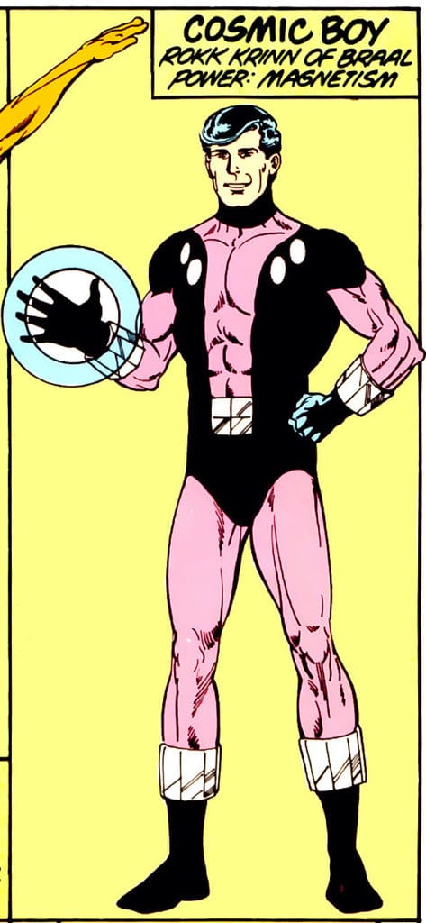 Cosmic Boy's Costume Design History - Comic Book Revolution
