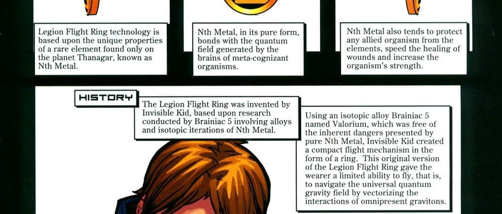 Legion Of Super-Heroes Flight Ring Schematics And Abilities - Comic ...