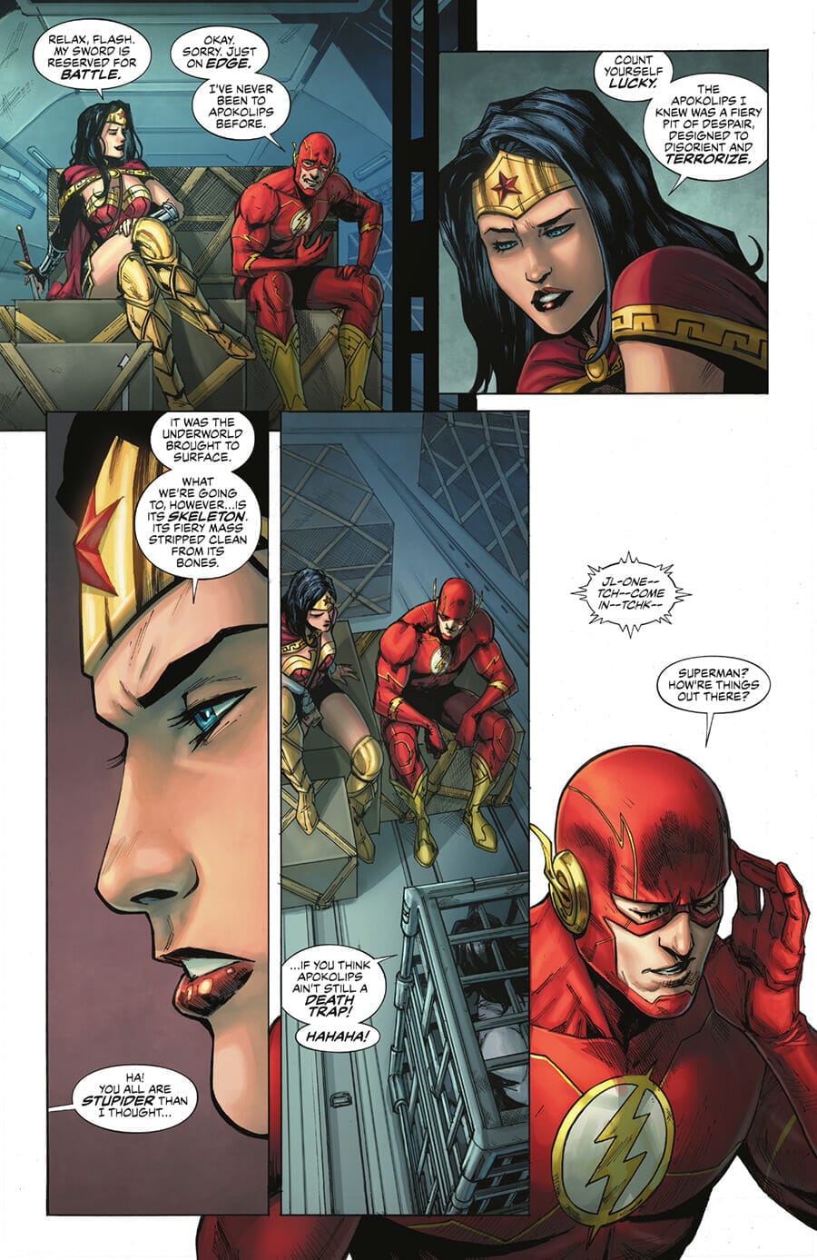 Justice League Last Ride 2 Wonder Woman Flash - Comic Book Revolution