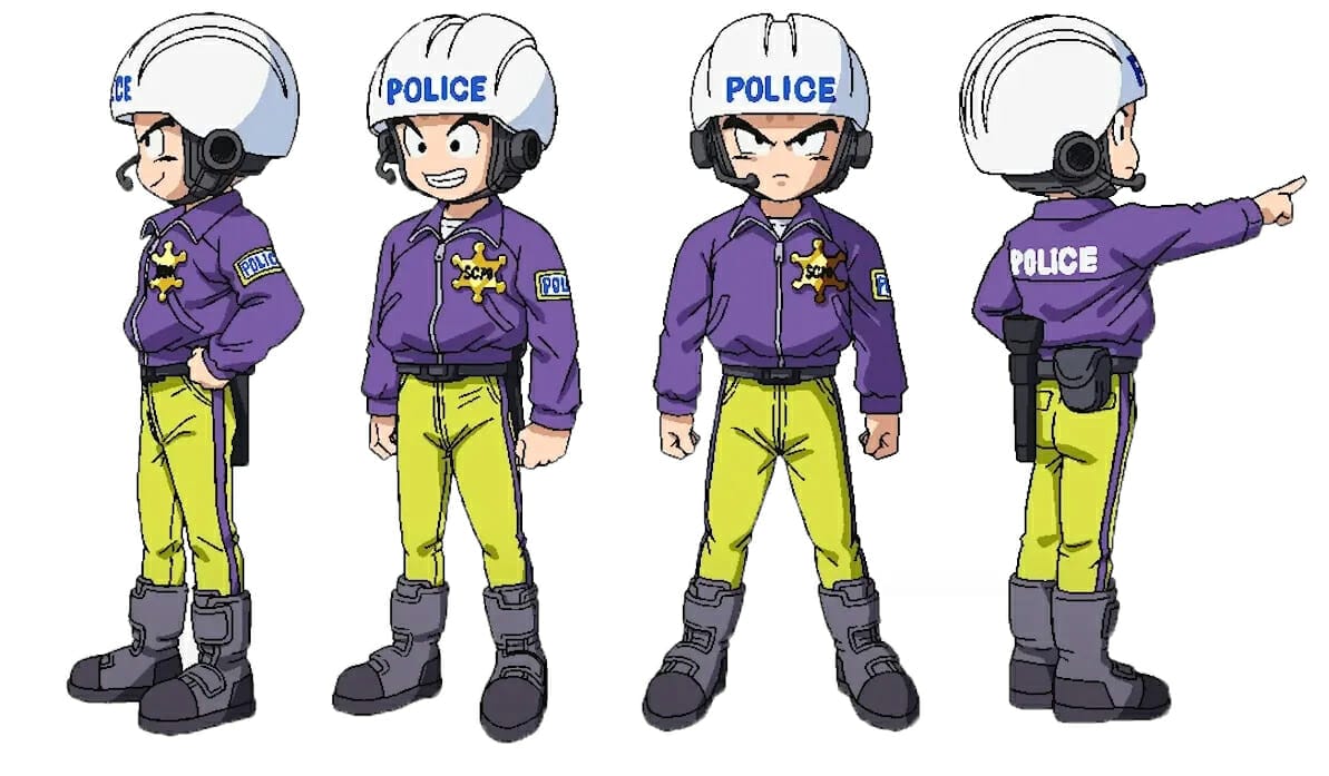 Dragon Ball Super Super Hero Krillin Police - Comic Book Revolution