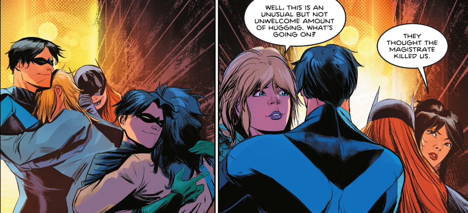 Nightwing #86 Review - Batman Family Put An End To Fear State - Comic ...