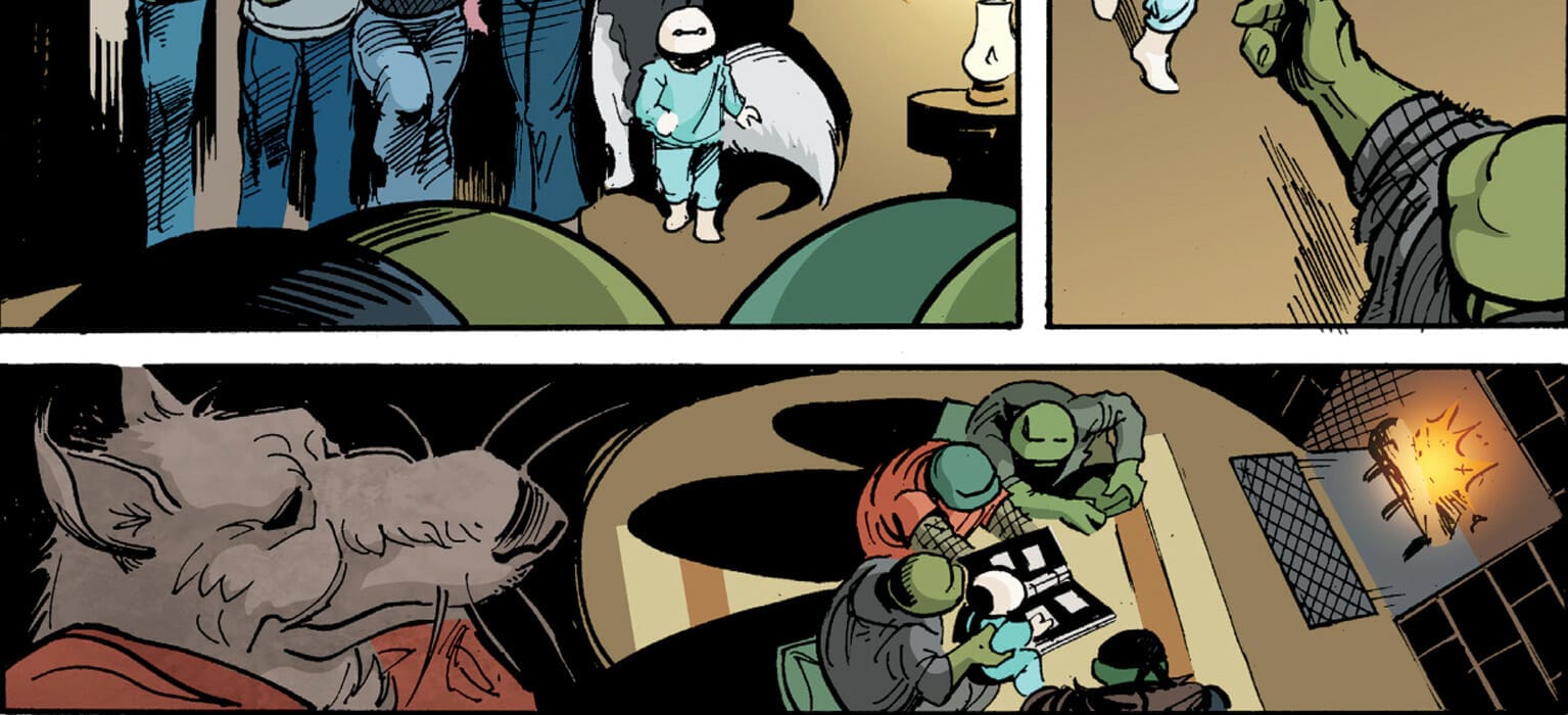 Teenage Mutant Ninja Turtles 124 TMNT Family Christmas Banner - Comic ...