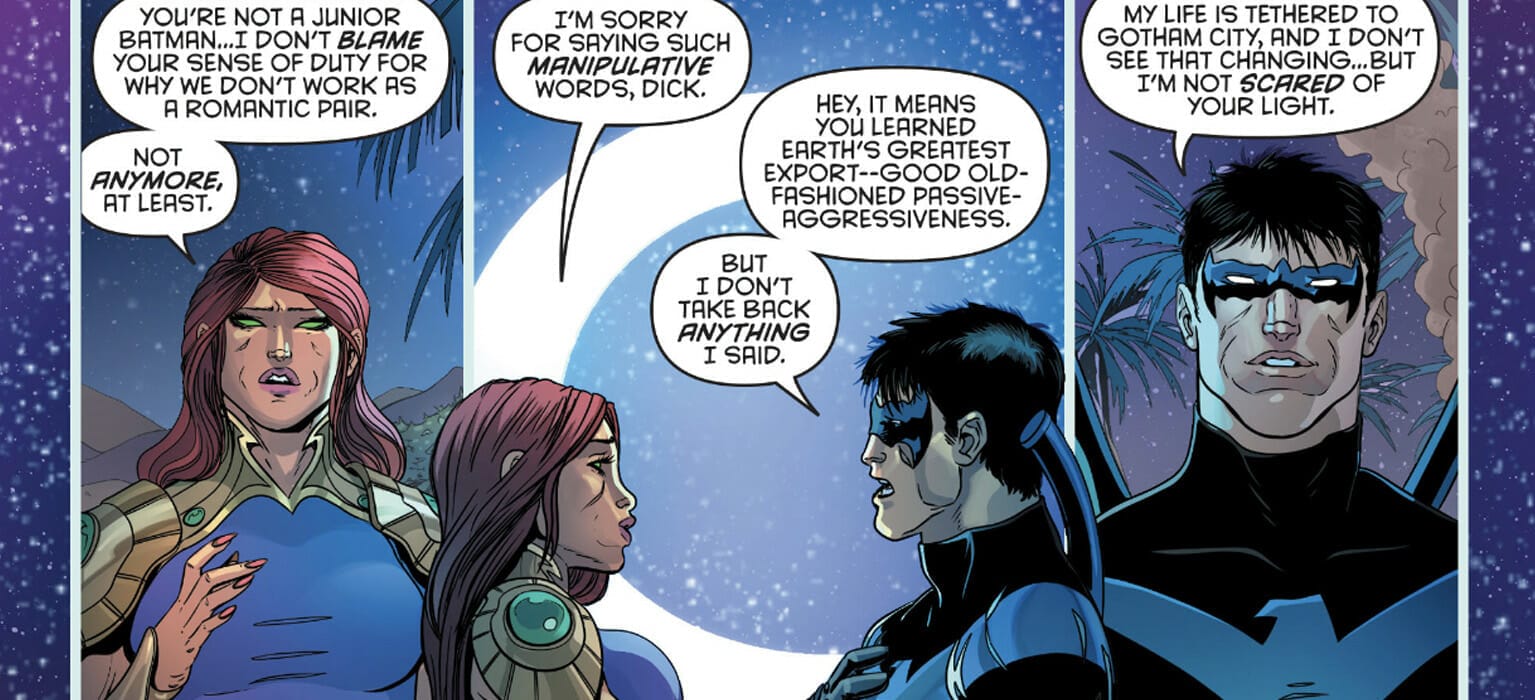 Starfire DC Love Is A Battlefield Banner - Comic Book Revolution