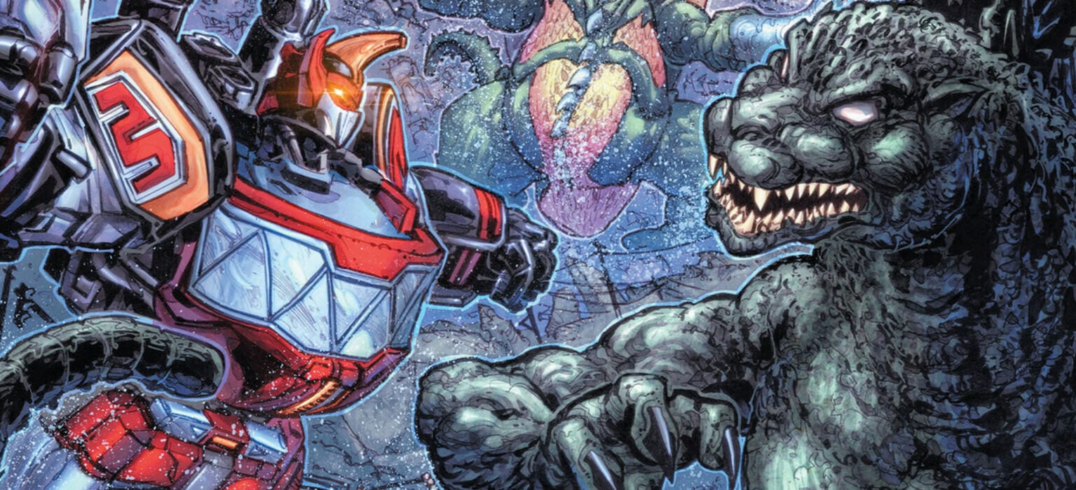 Godzilla vs Mighty Morphin Power Rangers 3 Banner - Comic Book Revolution