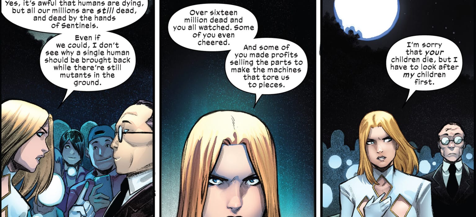 Immortal X-Men 4 Emma Frost Banner - Comic Book Revolution