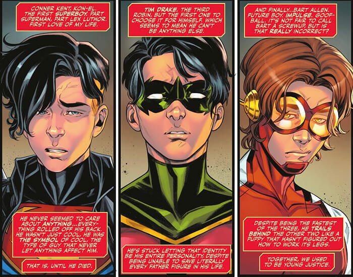 Dark Crisis Young Justice 1 State Of Tim Drake Kon-El Bart Allen ...