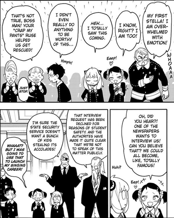 Spy x Family Chapter 75 Anya Stella Star Celebration - Comic Book ...