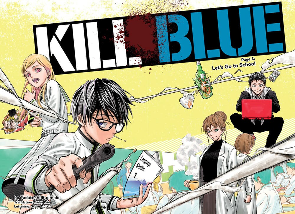 Kill Blue Chapter 1 Review - "Let's Go To School" - Comic Book Revolution