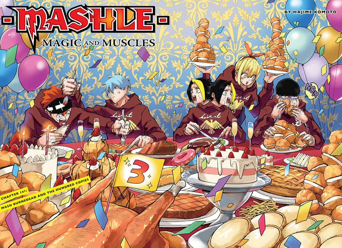 Mashle Magic And Muscles Chapter 141 Color Cover - Comic Book Revolution