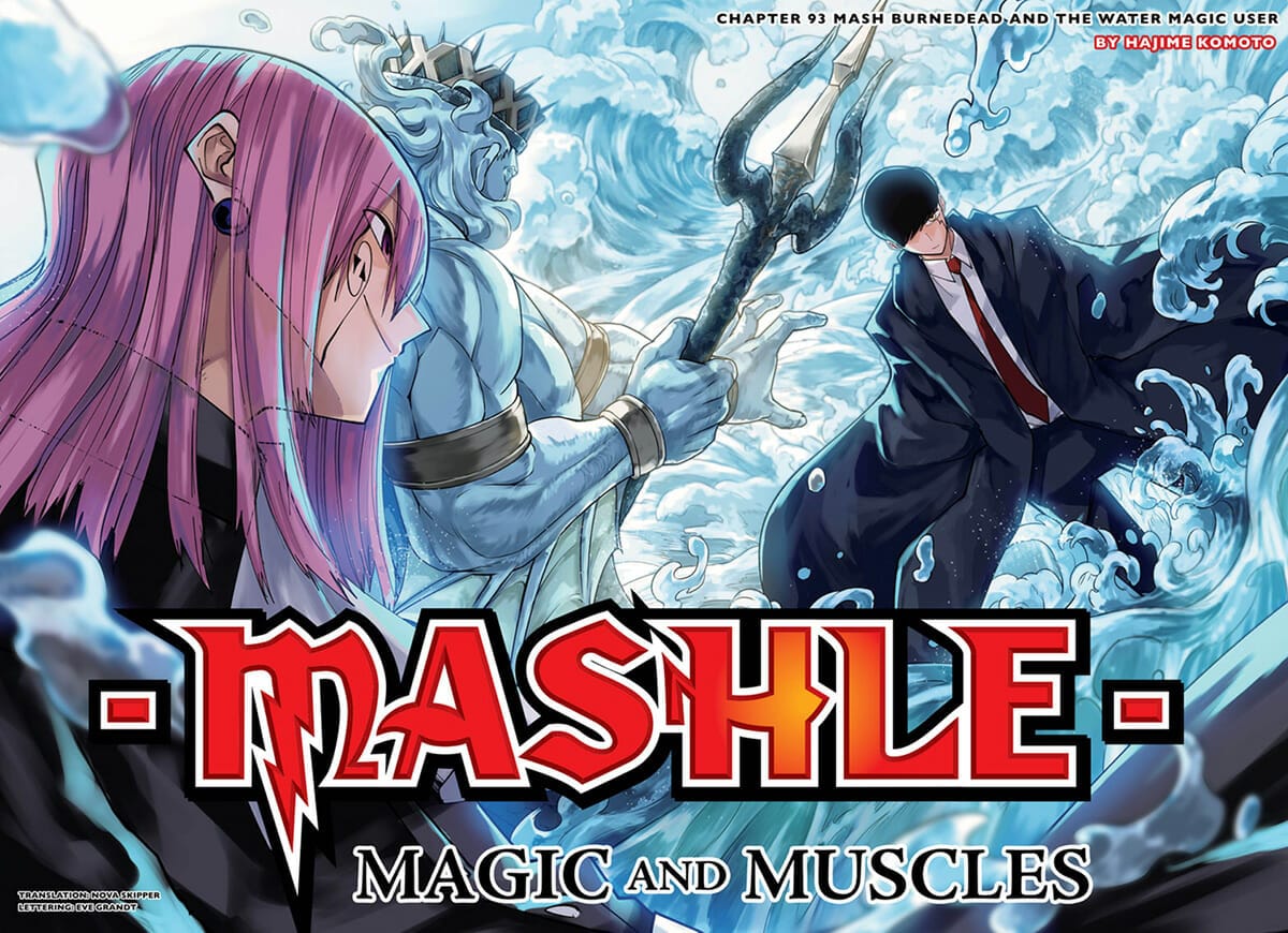 Mashle Magic and Muscles Chapter 93 Color Cover - Comic Book Revolution
