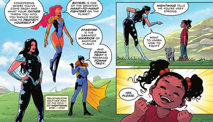 Nightwing 103 Batgirl Starfire Donna Troy Train Olivia Desmond - Comic ...