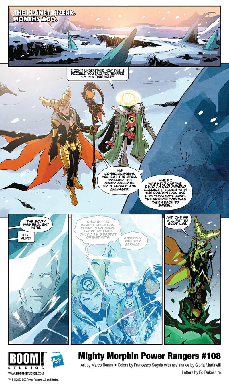 Mighty Morphin Power Rangers #108 Review - Truth About Zordon - Comic ...