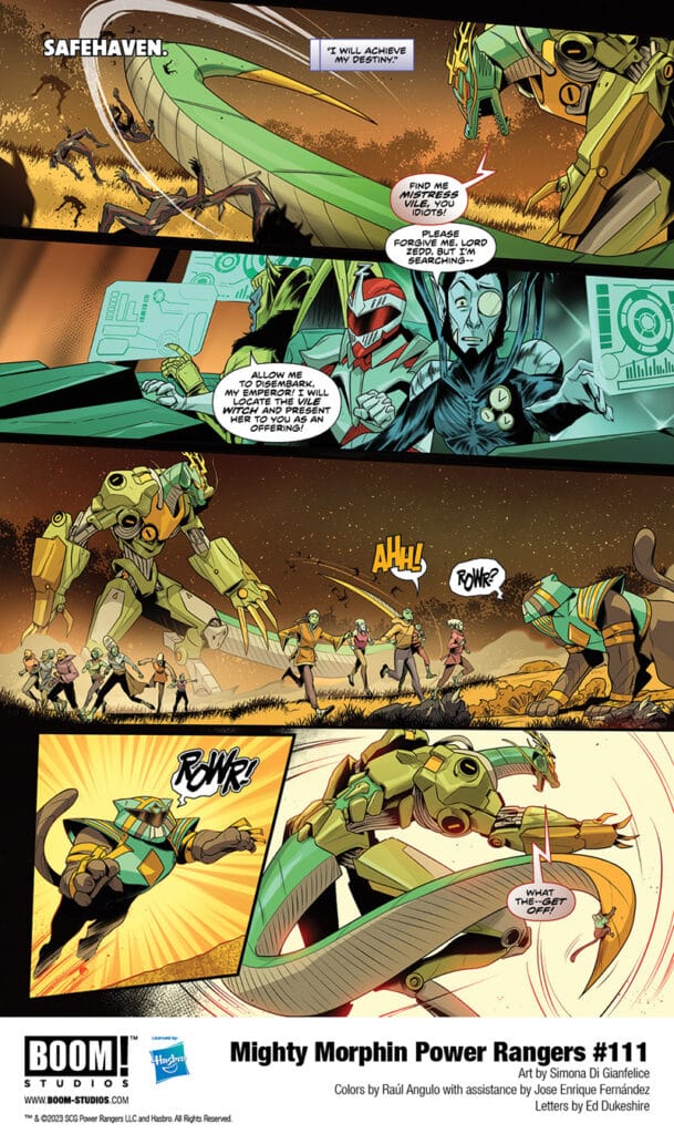 Mighty Morphin Power Rangers #111 Preview - Darkest Hour Begins - Comic ...