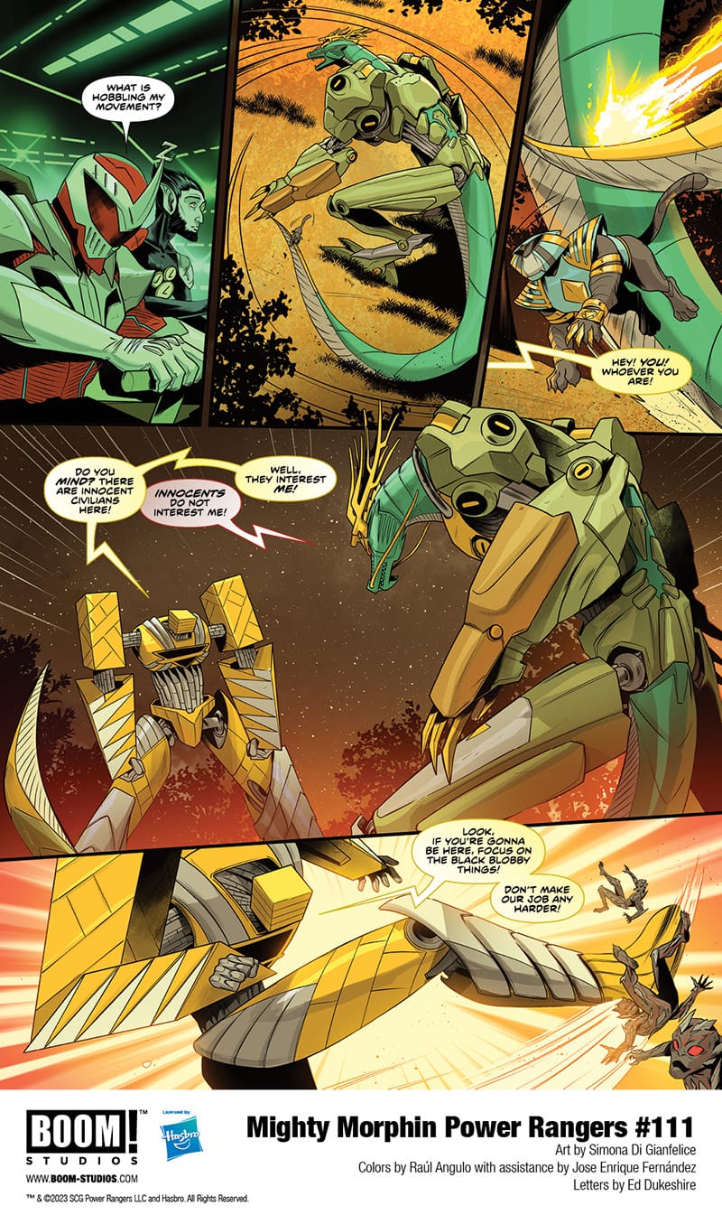 Mighty Morphin Power Rangers #111 Preview - Darkest Hour Begins - Comic ...
