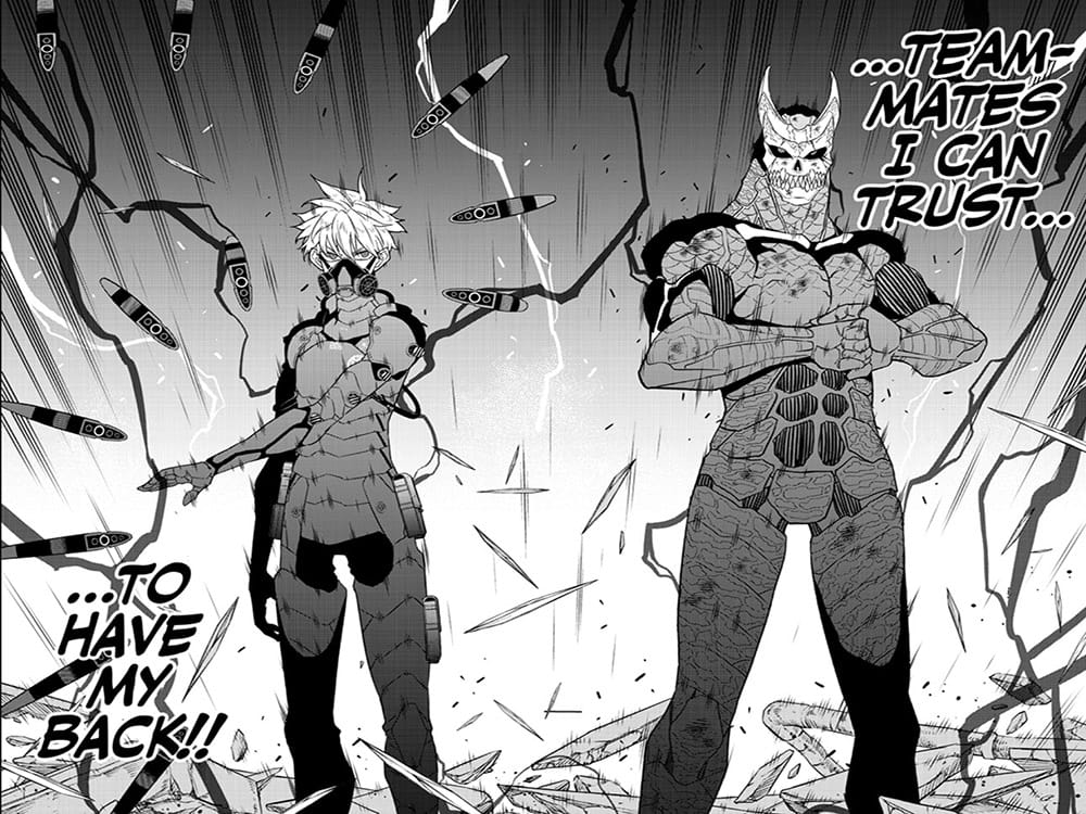 Mina Ashiro Haunting Battle In Kaiju No. 8 Chapter 104