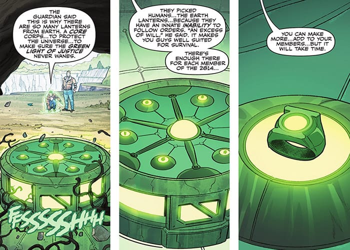 green lantern 9 earth power rings - Comic Book Revolution