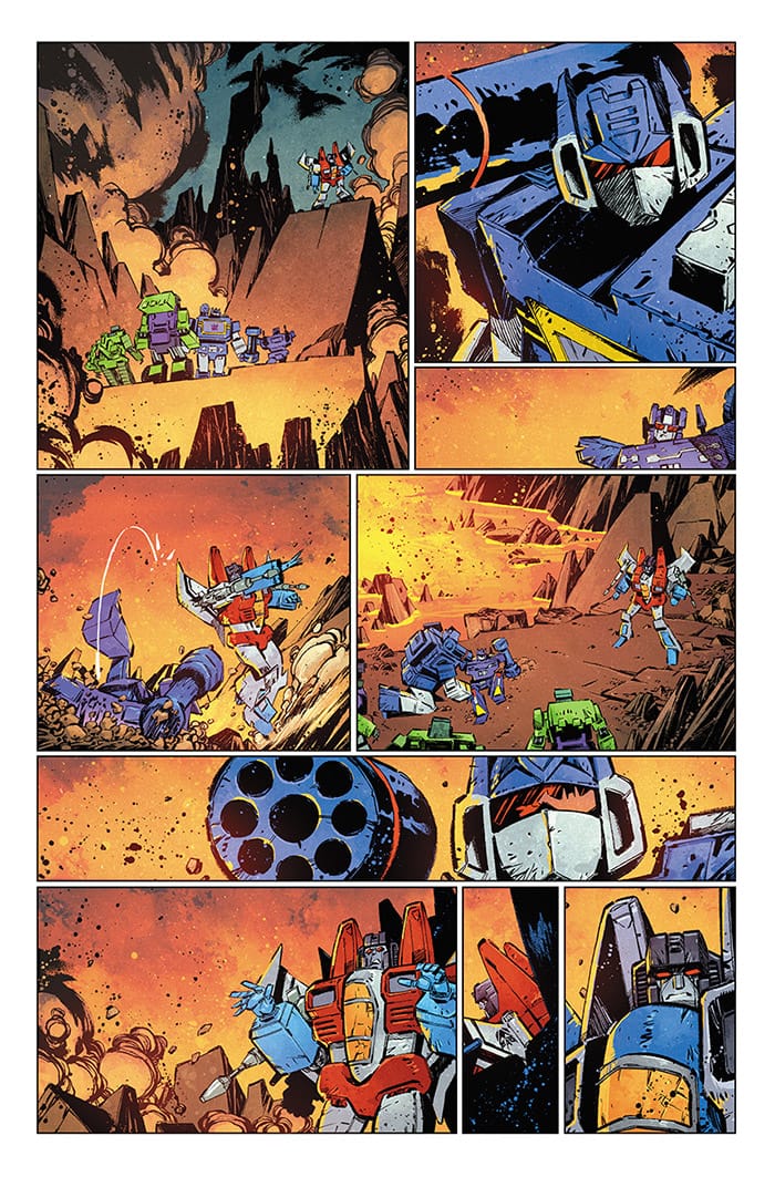 Transformers #7 Preview - Starscream Vs Soundwave First Look - Comic ...