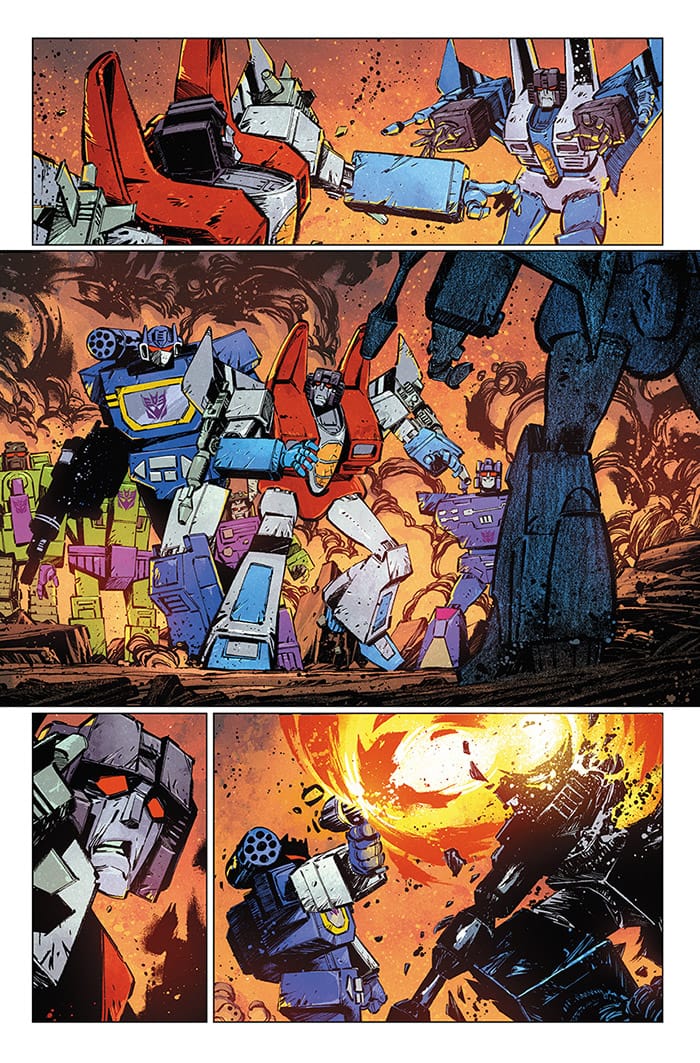Transformers #7 Preview - Starscream Vs Soundwave First Look - Comic ...