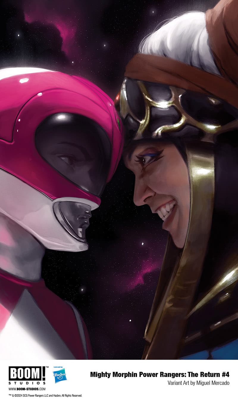MMPR The Return 4 Cover D Miguel Mercado - Comic Book Revolution