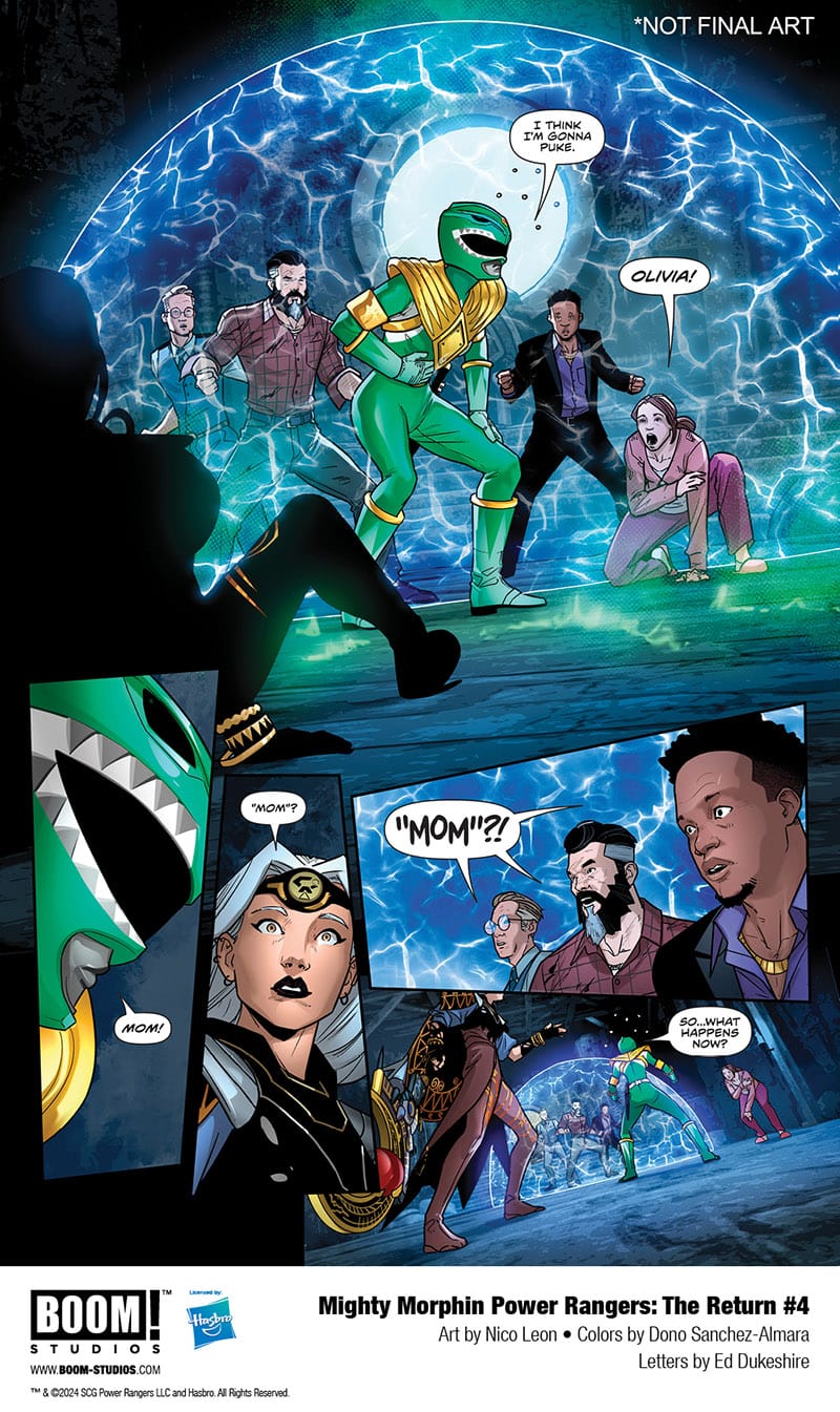 Mighty Morphin Power Rangers: The Return #4 Advance Review - Comic Book ...